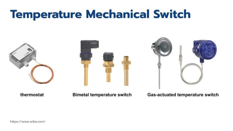 สวิตช์ควบคุมอุณหภูมิ (Temperature Swtich) คืออะไร? พร้อมหลักการทำงานและ ...